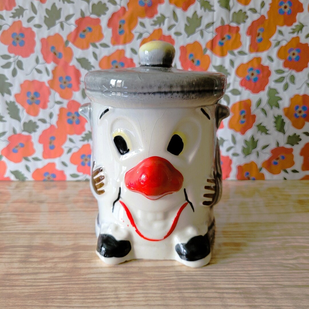 Iconic Rare Large 1970's Novelty Pottery Dusty Bin Money Box Novelty ...