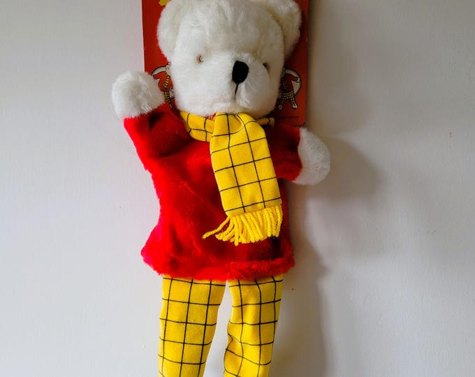 Rare Large 1980's 1990's Rupert Bear Plush Puppet Collector Memorabilia ...