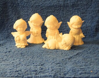 Ceramic Angels Unpainted - Etsy