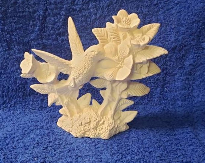 Unpainted Ceramic Hummingbird - Etsy