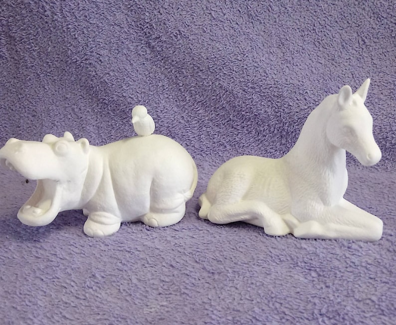 Unpainted Ceramic Animals - Etsy