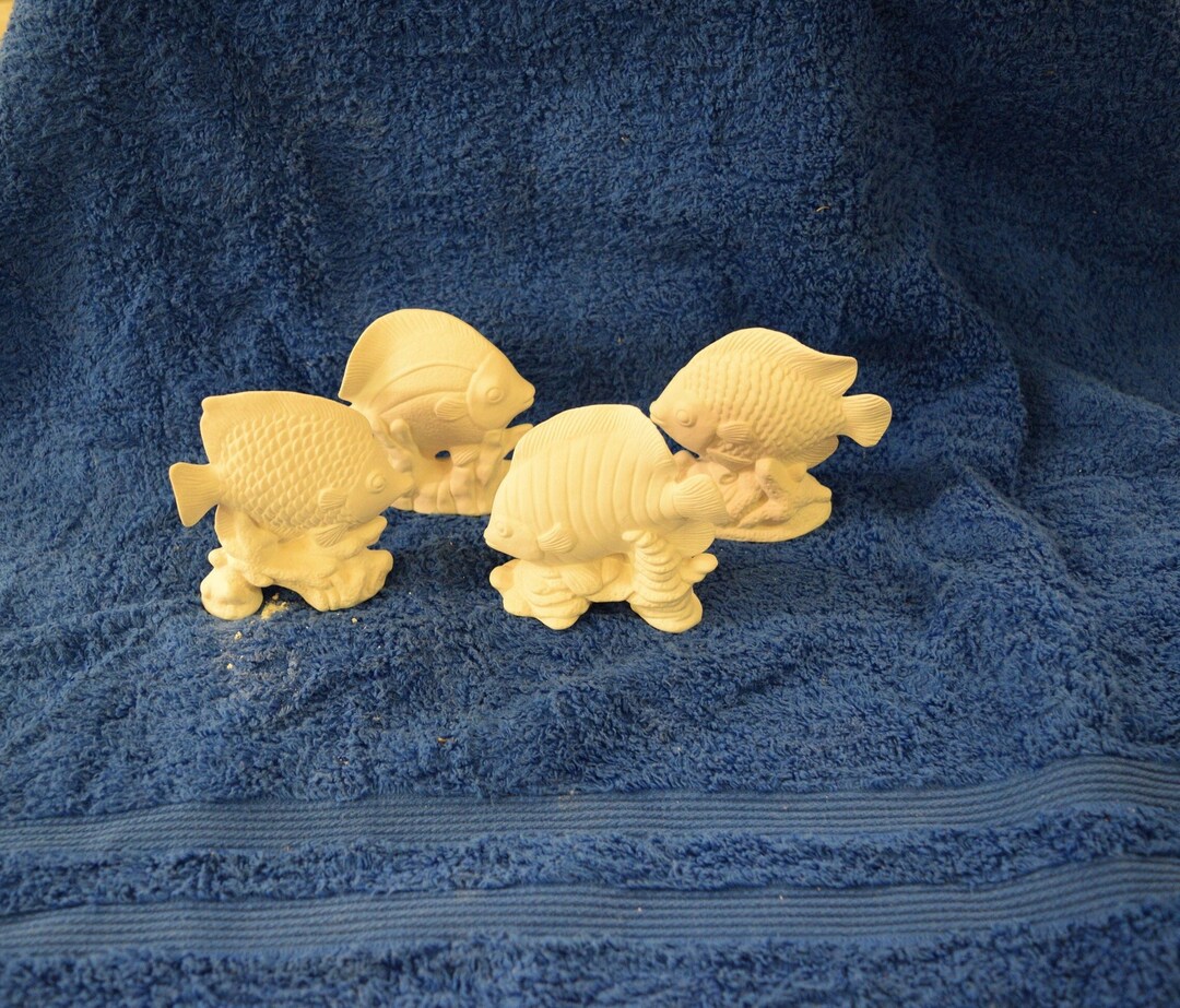 Unpainted Ceramic Fish - Etsy