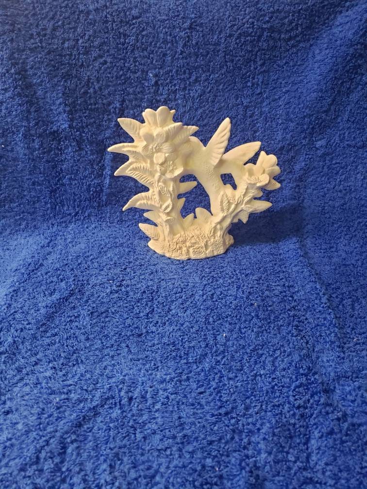 Unpainted Ceramic Hummingbird - Etsy