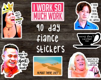 90 Day Stickers - Etsy