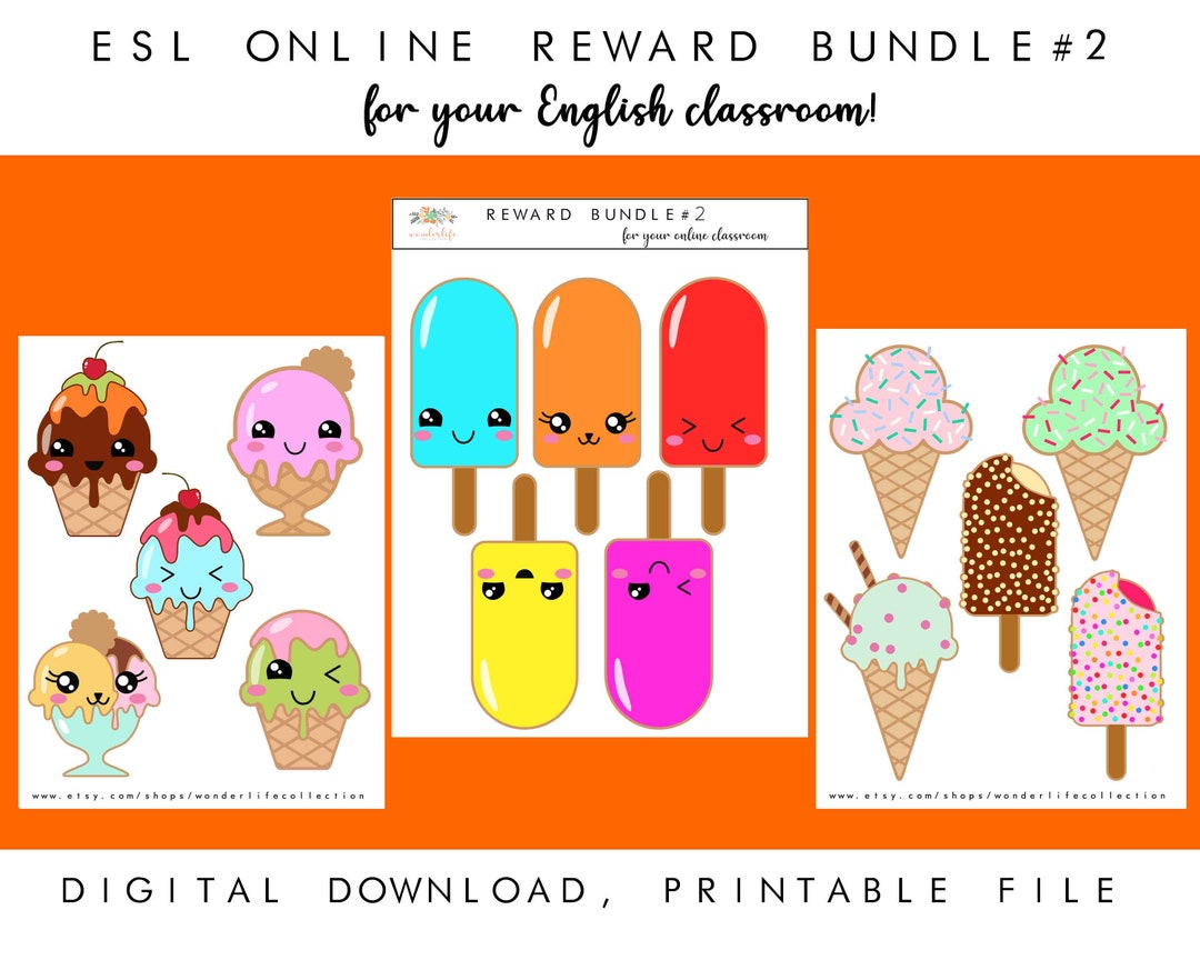 VIPKID Rewards, Online ESL Rewards, VIPKID, Ice Cream Classroom Decor ...