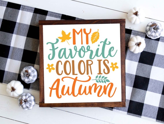 Autumn Printable Sign Fall Printable Sign Autumn Home Decor - Etsy