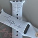 Hope Watch Band With Heart and Cross - Etsy