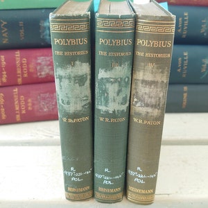 Polybius - the Histories - Heinemann Editions - Single Volumes - 1922-5 ...