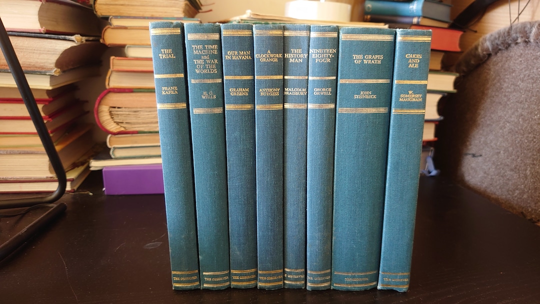 The Observer Fiction Book Set (incomplete - 8 Volumes), Various, 1980s ...