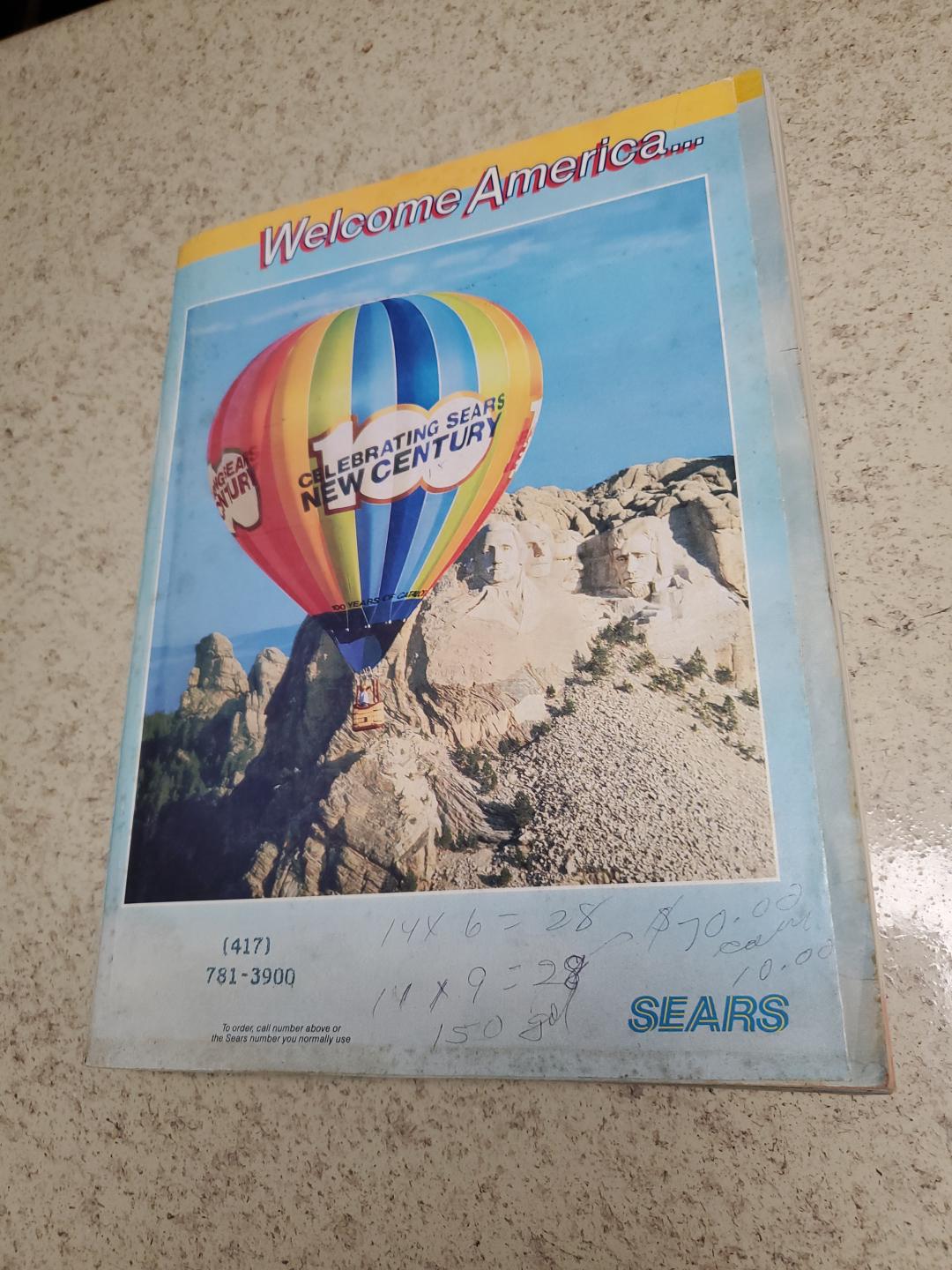 1986 Sears Spring Summer Centennial Edition Catalog Welcome America - Etsy