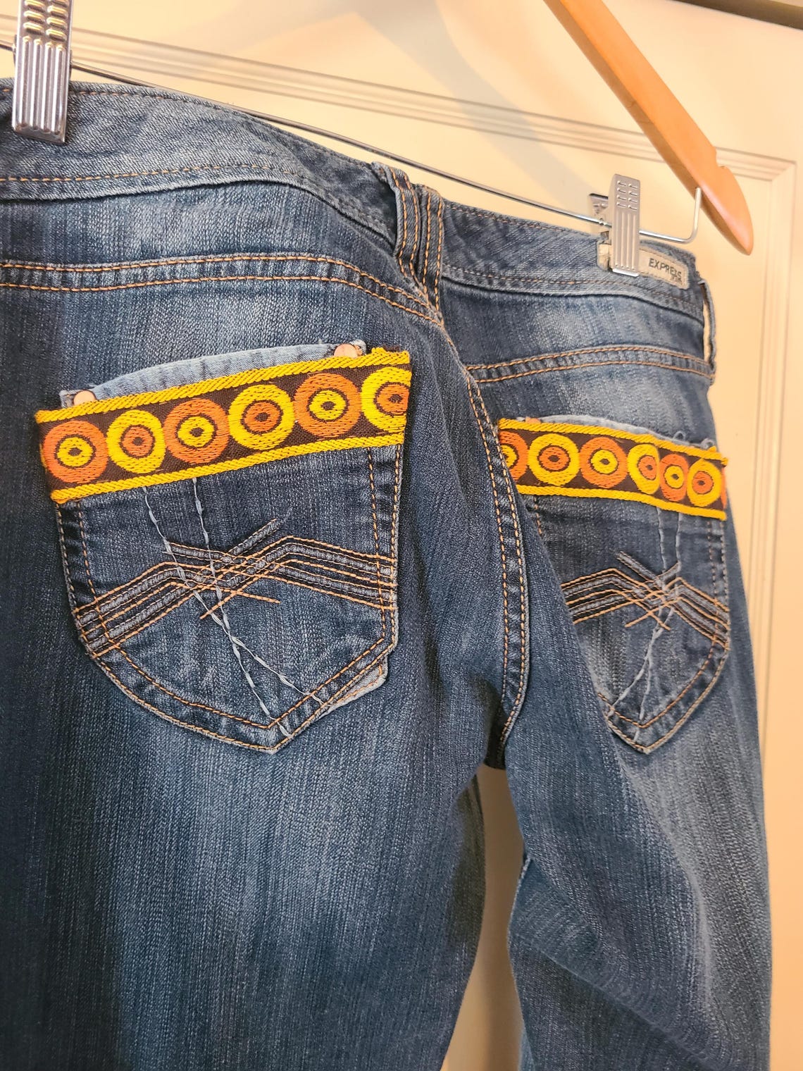 Upcycled Denim Jeans - Etsy