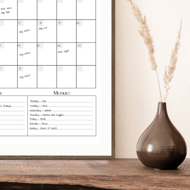 Personalized Printable Infinity Calendar Forever Calendar - Etsy