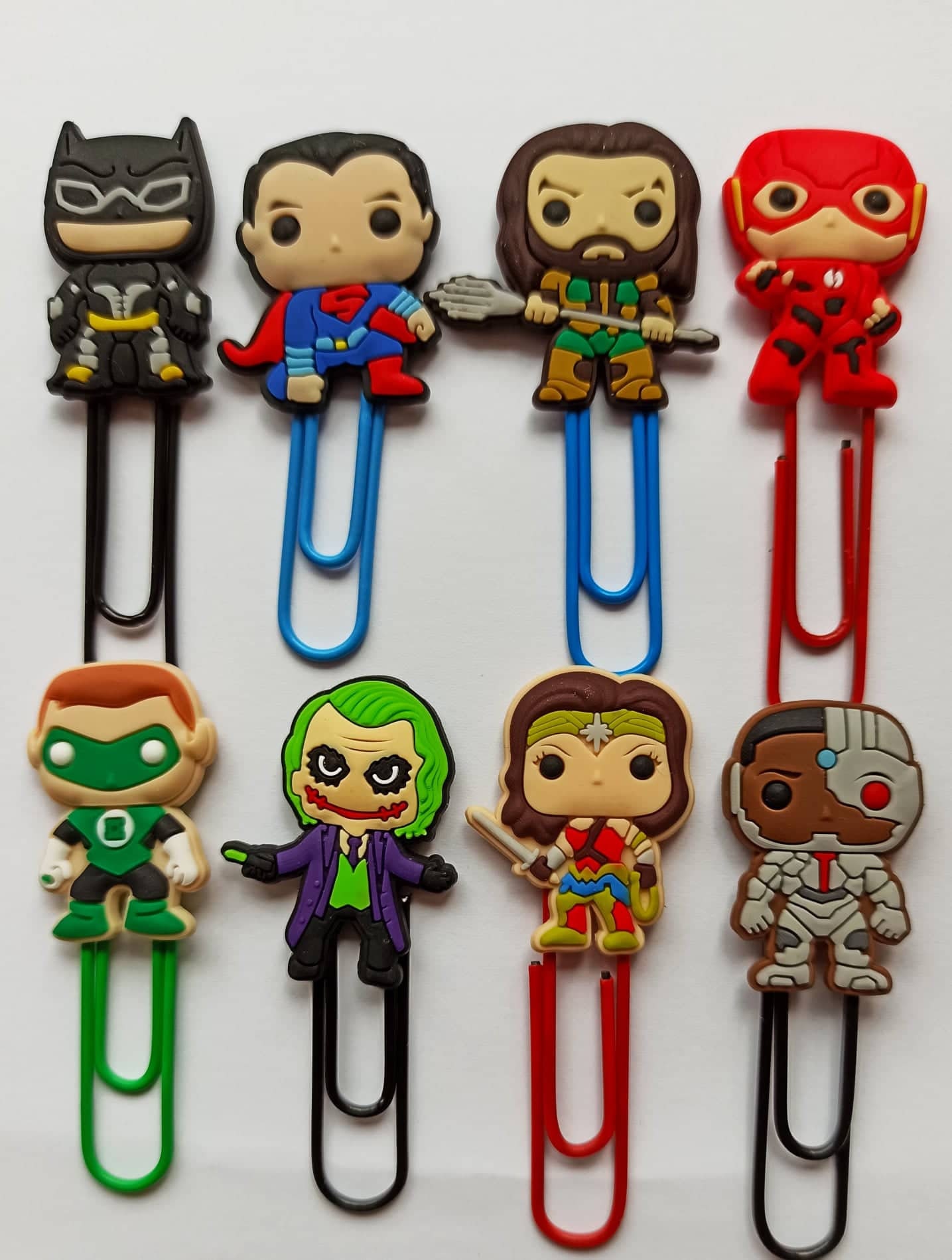 Marvel Avengers Paperclips Bookmarks X8 Ironman Spiderman Hulk Groot ...