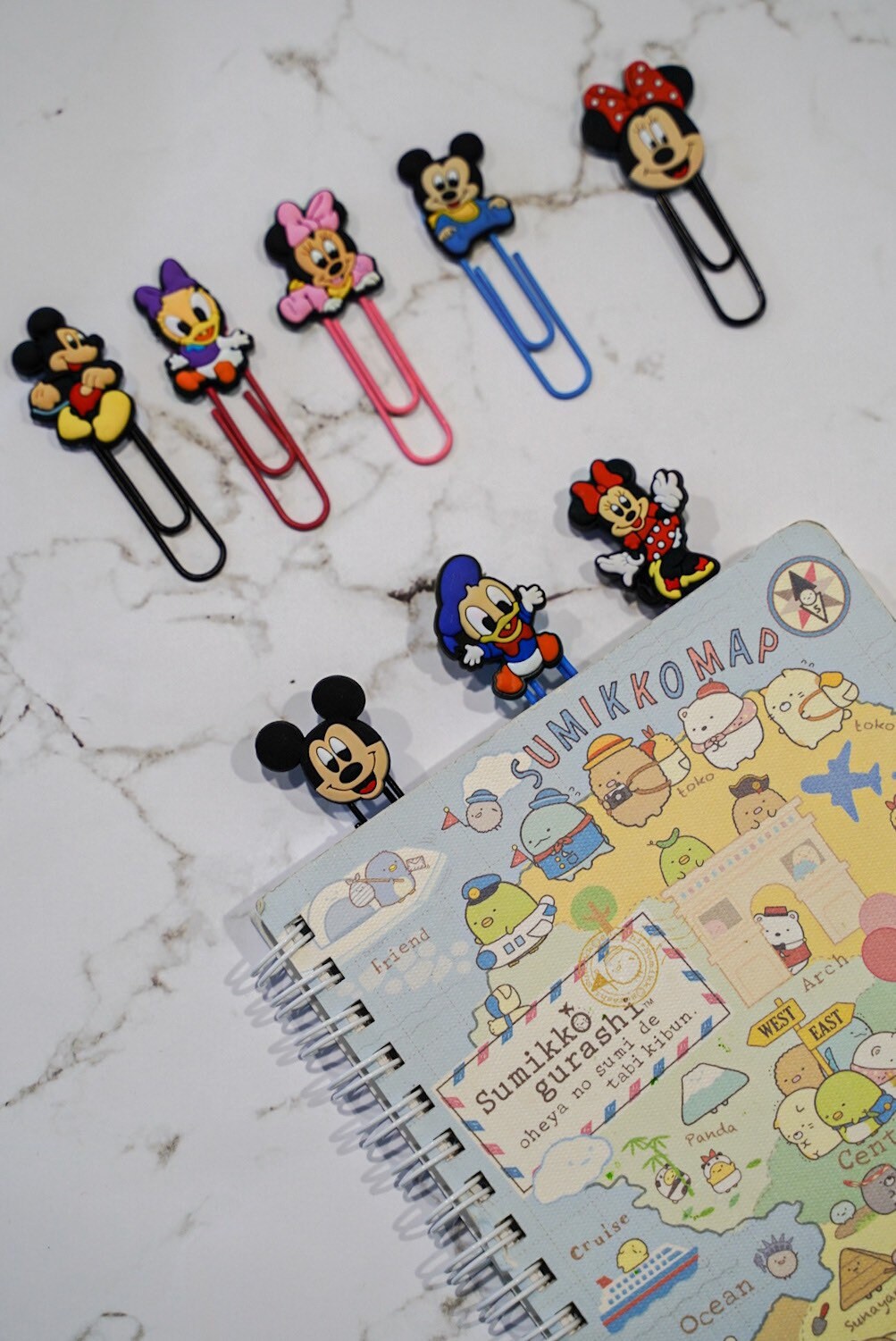 Disney Mickey Mouse Minnie Mouse Paperclips Bookmarks X8 Cute - Etsy Canada