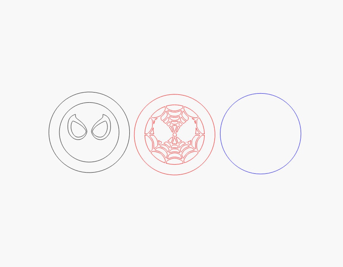 Web Slinger Sign DXF SVG Files for CNC and Laser Cutting - Etsy