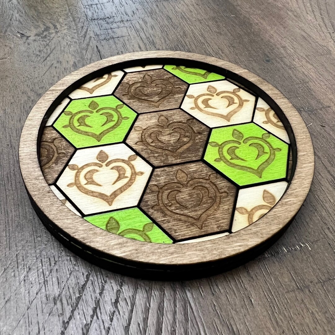 Dendro Coaster DXF SVG Files Fo Laser Cutting - Etsy