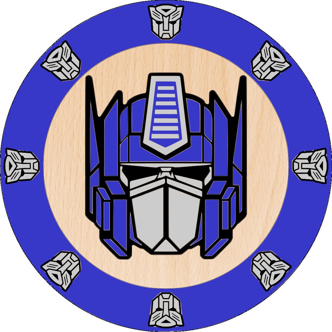 Optim Stacked Sign DXF SVG Files for Laser Cutting - Etsy