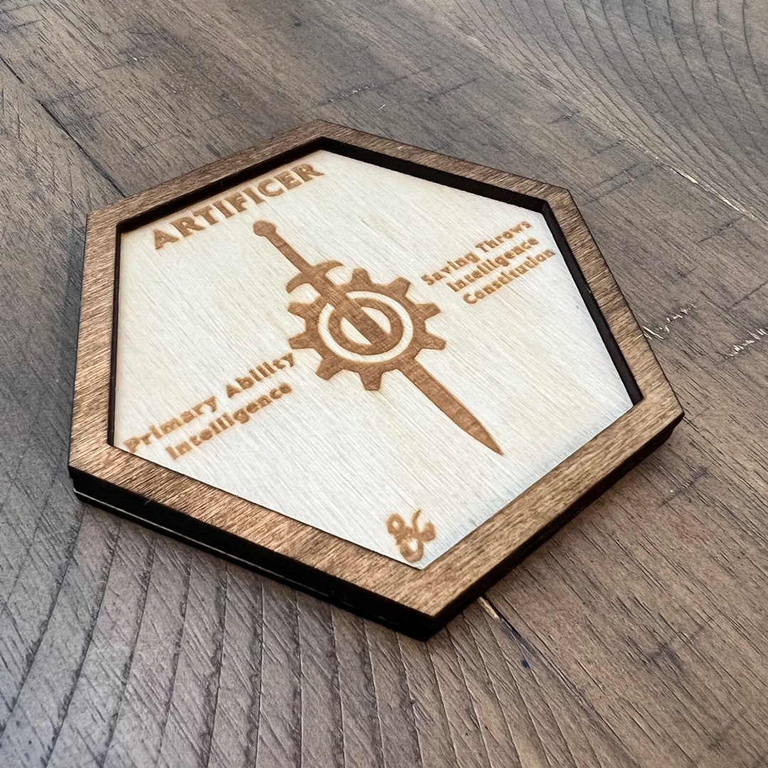 Articifer Coaster DXF SVG Files Fo Laser Cutting - Etsy