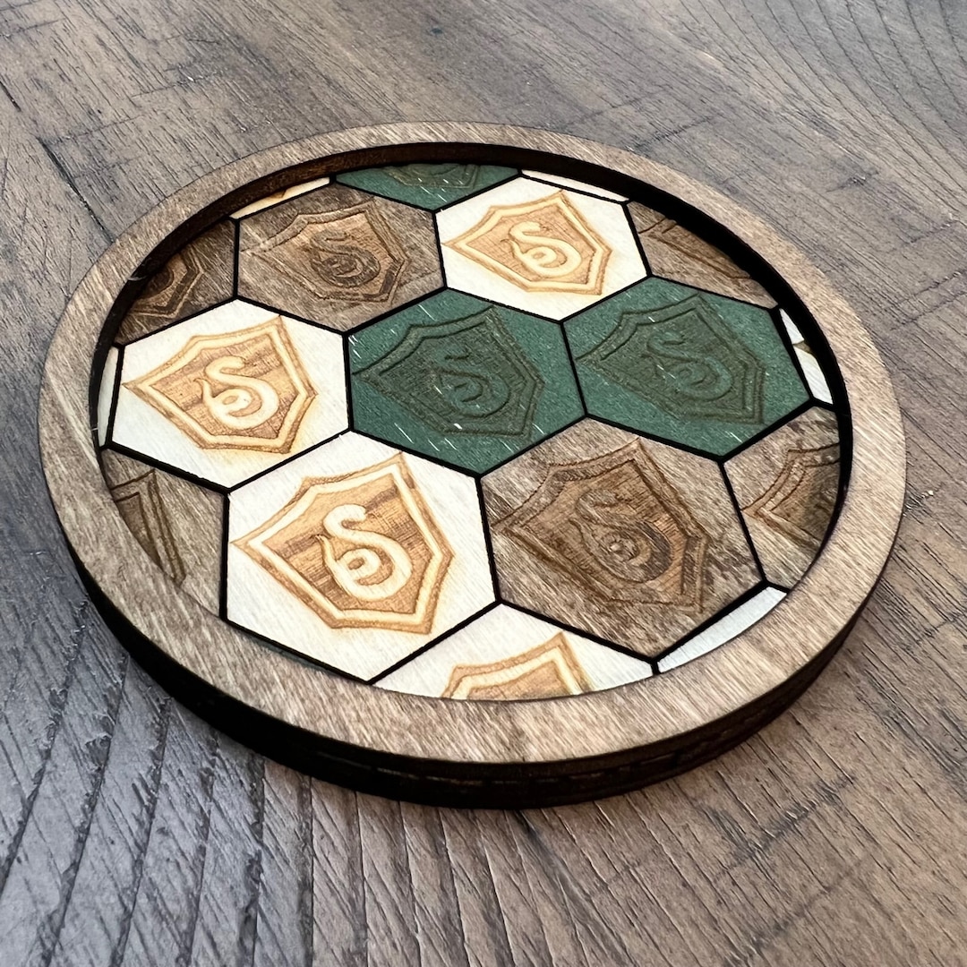 Snake Coaster DXF SVG Files Fo Laser Cutting - Etsy