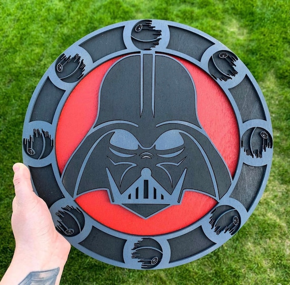 Stacked Dark Side Sign DXF SVG Files for CNC and Laser Cutting | Etsy ...