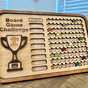 Challenge Board Stacked Sign DXF SVG Files for CNC and Laser Cutting - Etsy