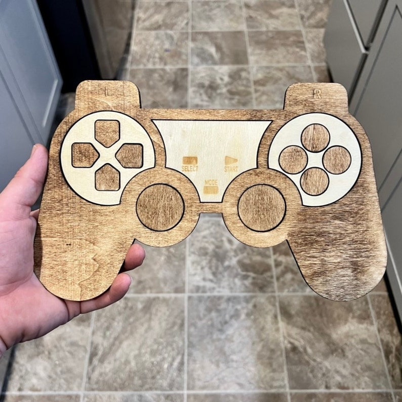 Play Controller Pack Stacked Signs DXF SVG Files for CNC and - Etsy