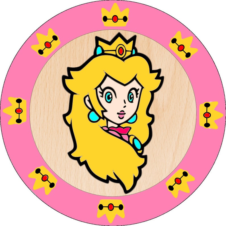 Peach Stacked Sign DXF SVG Files for Laser Cutting - Etsy