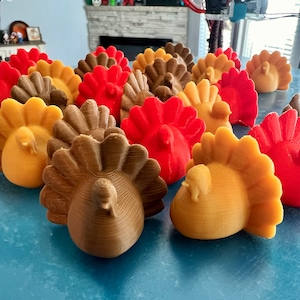 Thanksgiving Turkey 3D Model STL - Etsy