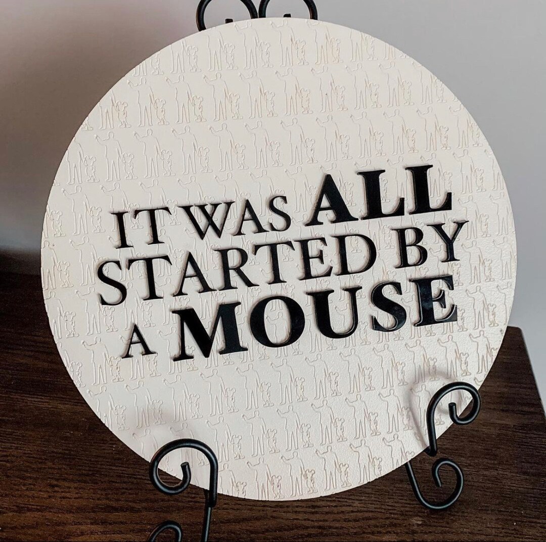 It All Started Sign for Laser Cutting and CNC DXF and SVG Files - Etsy