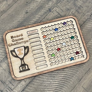 Challenge Board Stacked Sign DXF SVG-Dateien für CNC und Laserschneiden ...