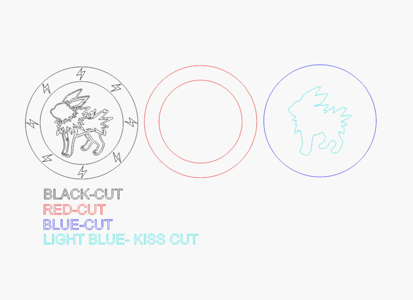 Jolt Stacked Sign DXF SVG Files for CNC and Laser Cutting - Etsy