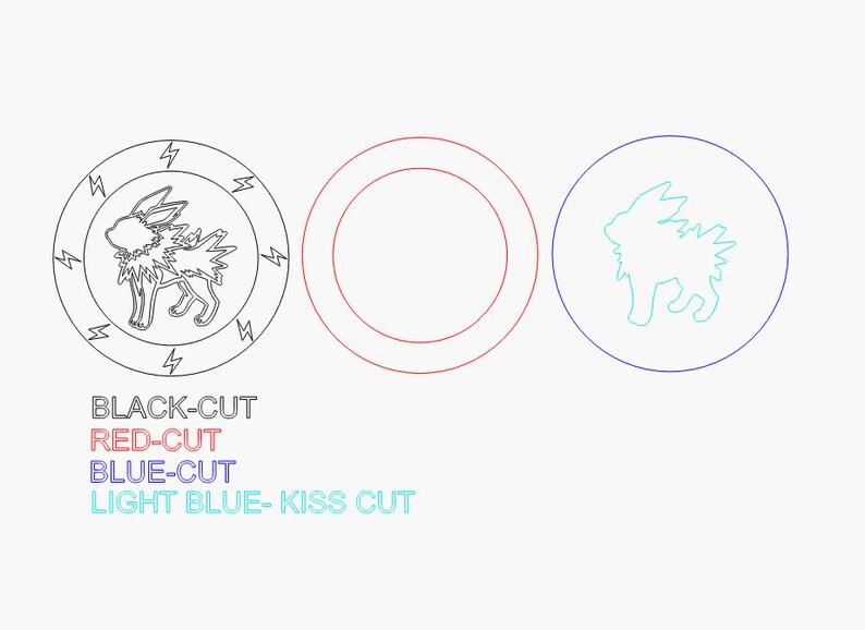 Jolt Stacked Sign DXF SVG Files for CNC and Laser Cutting - Etsy