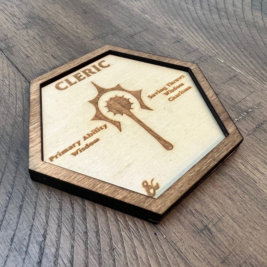 Cleric Coaster DXF SVG Files Fo Laser Cutting - Etsy