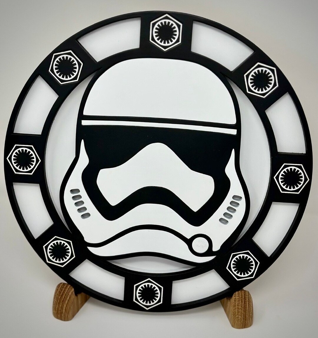 Trooper Stacked Sign DXF SVG Files for CNC and Laser Cutting - Etsy