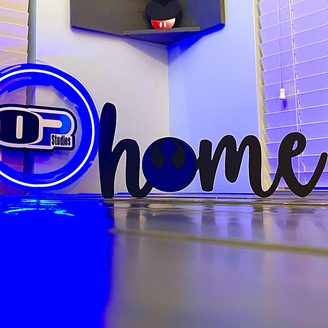 Light Side Home Sign for Laser Cutting and CNC DXF and SVG Files - Etsy