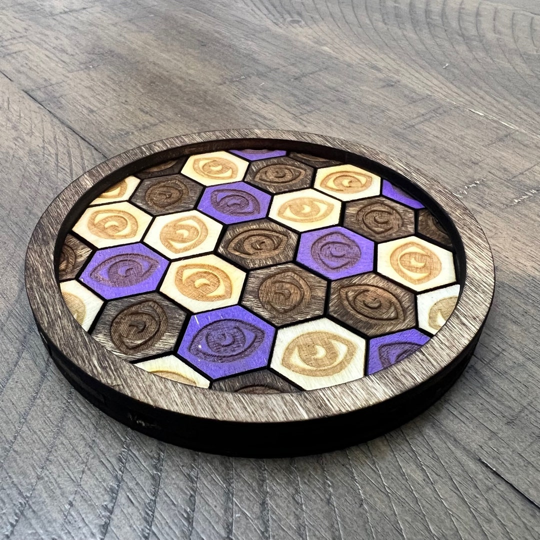 Psychic Coaster DXF SVG Files Fo Laser Cutting - Etsy