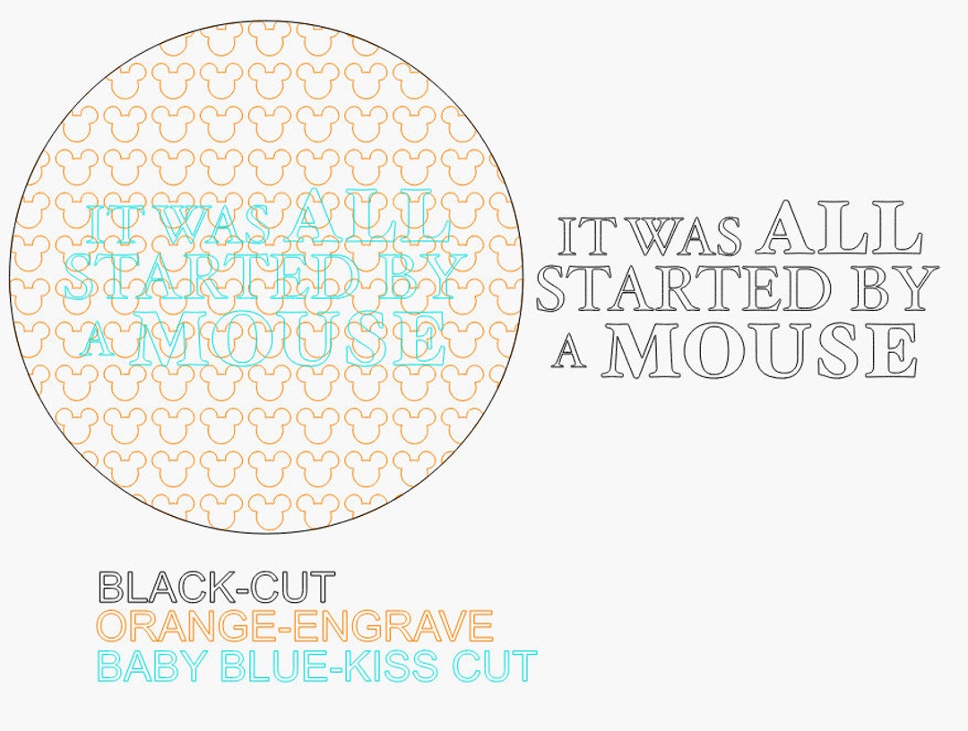 It All Started Sign V2 for Laser Cutting and CNC DXF and SVG Files - Etsy