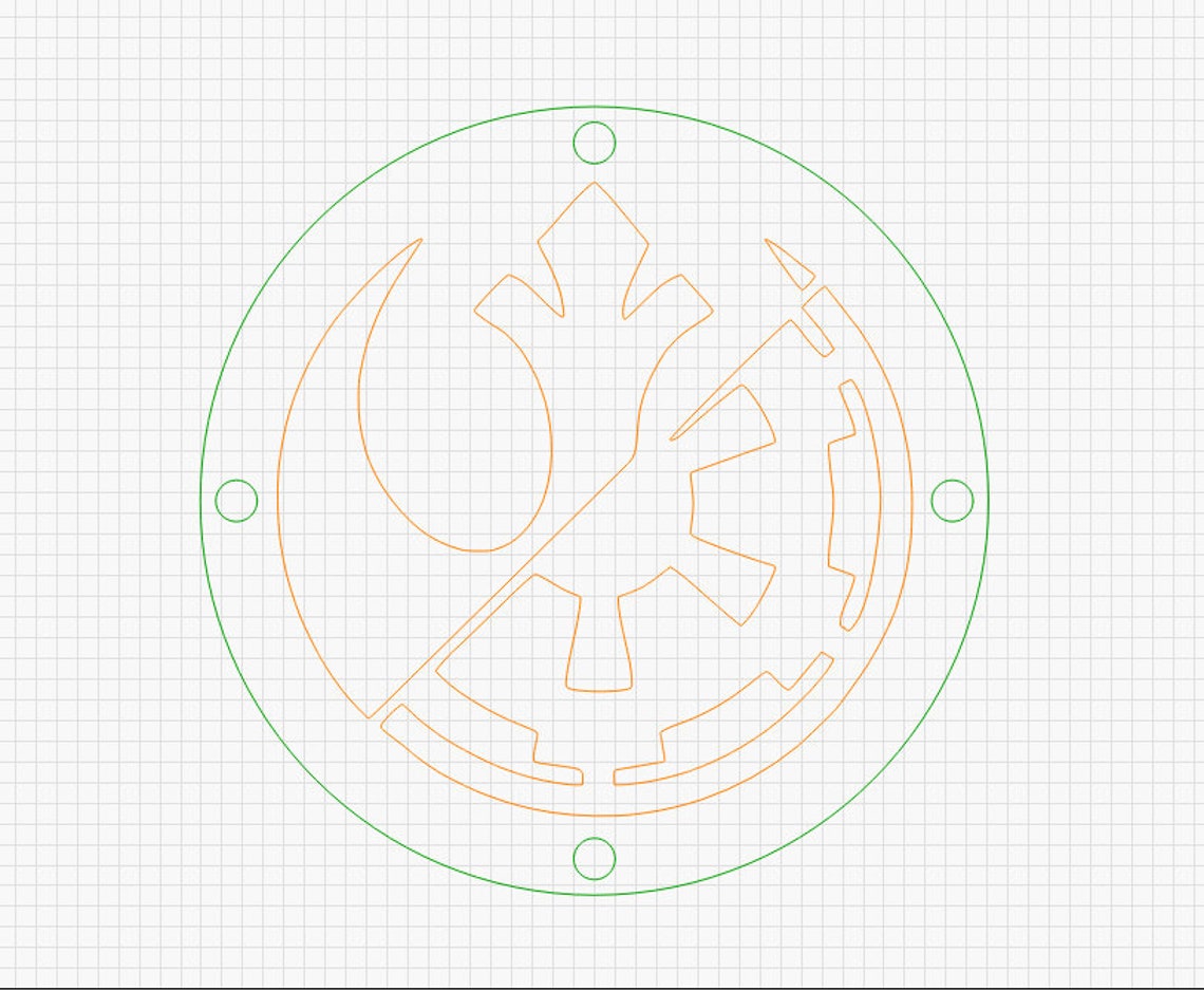 Light-dark Side DXF SVG CRV Files for Cnc and Laser Engraving - Etsy