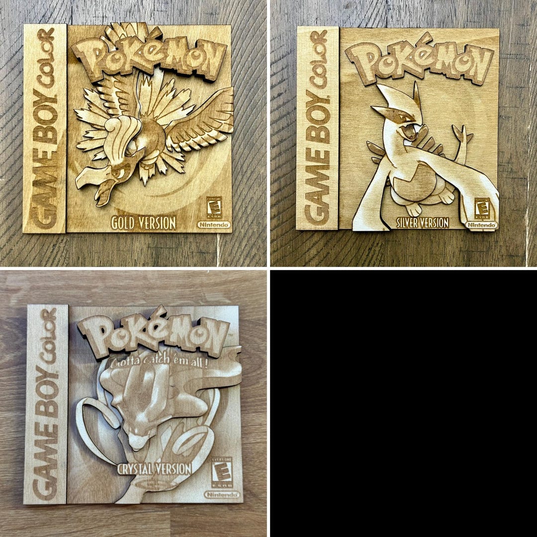 Gen 2 Poke Covers Pack DXF SVG Files for Laser Engraving - Etsy