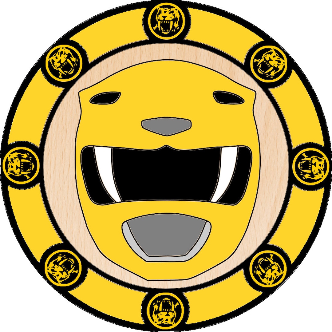 Yellow PR Stacked Sign DXF SVG Files for Laser Cutting - Etsy