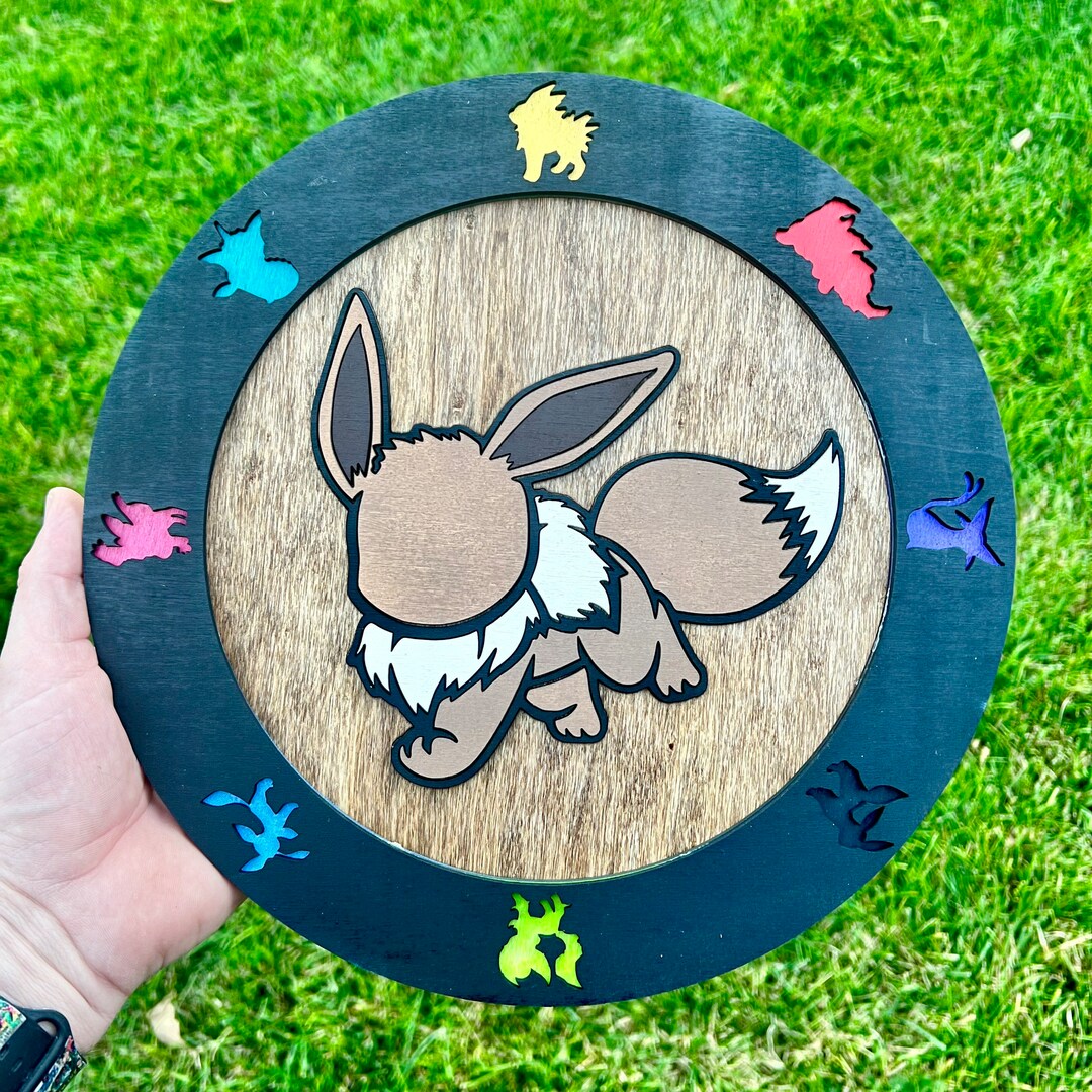 All Eve Evolutions Stacked Sign DXF SVG Files for CNC and Laser Cutting ...