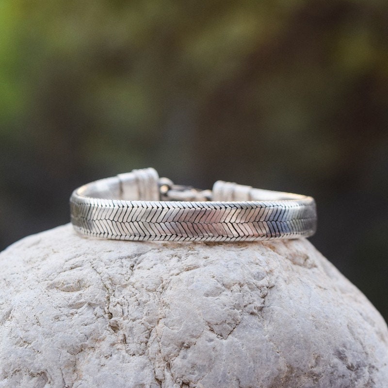 Silver Bracelet - Etsy