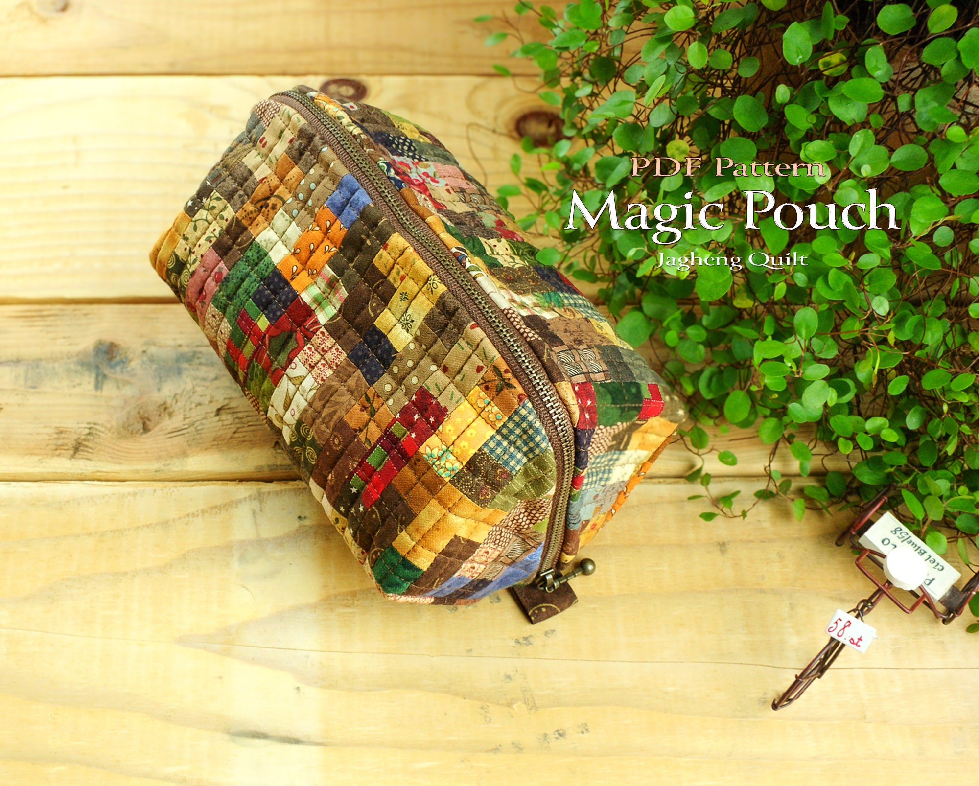 Magic Pouch : PDF Schnittmuster OHNE schriftliche Anleitung, Siehe dazu ...