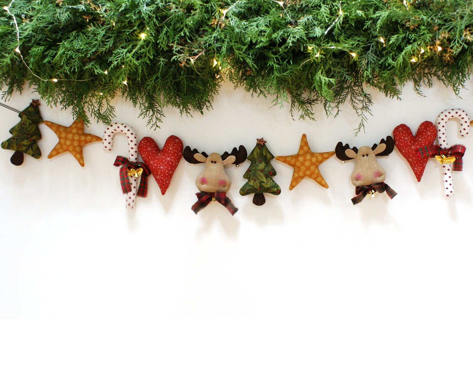 PDF Christmas Garland Sewing Pattern & Tutorialvideo in - Etsy