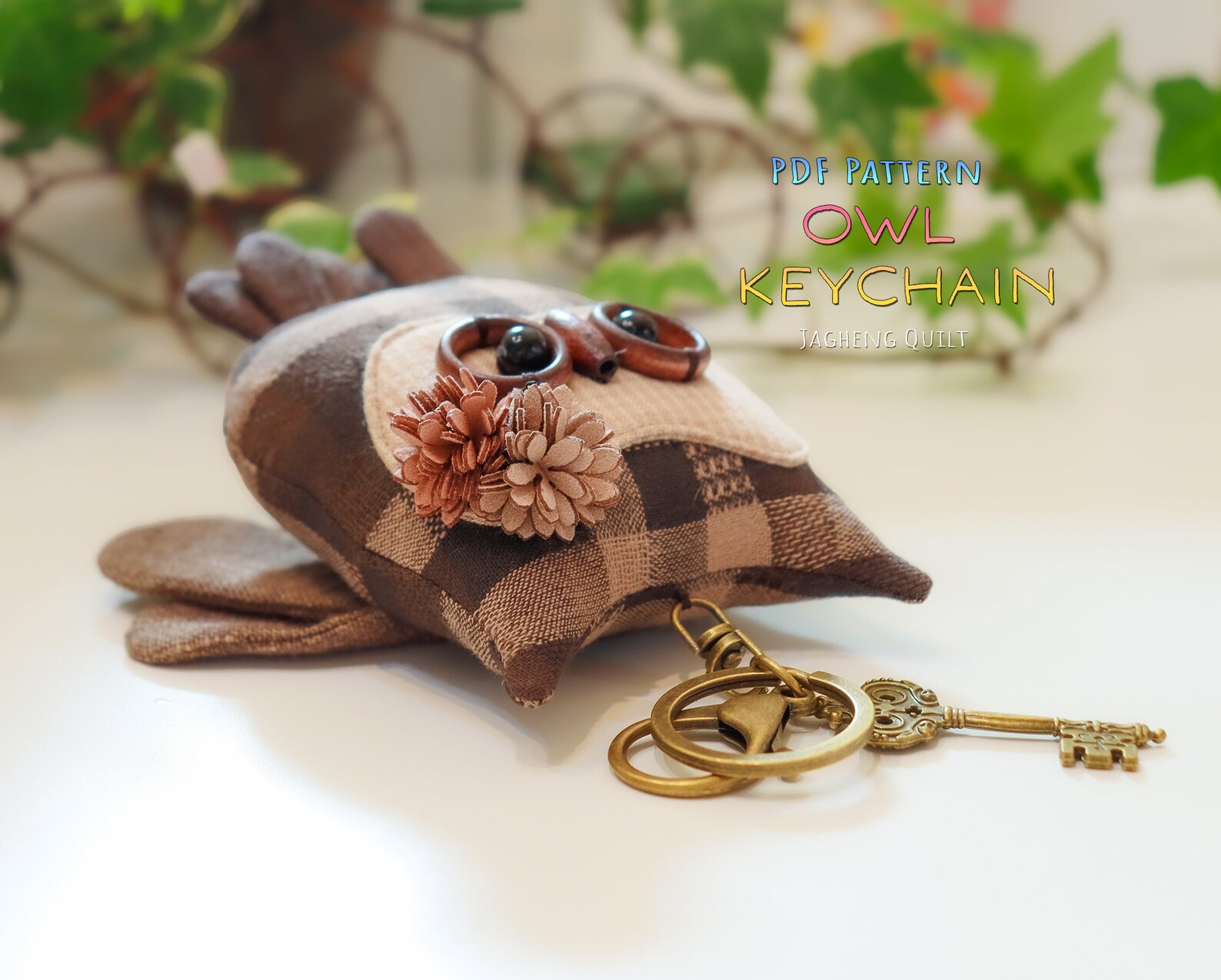 PDF Owl Keychain Pattern & Tutorial(video in Youtube) - Etsy