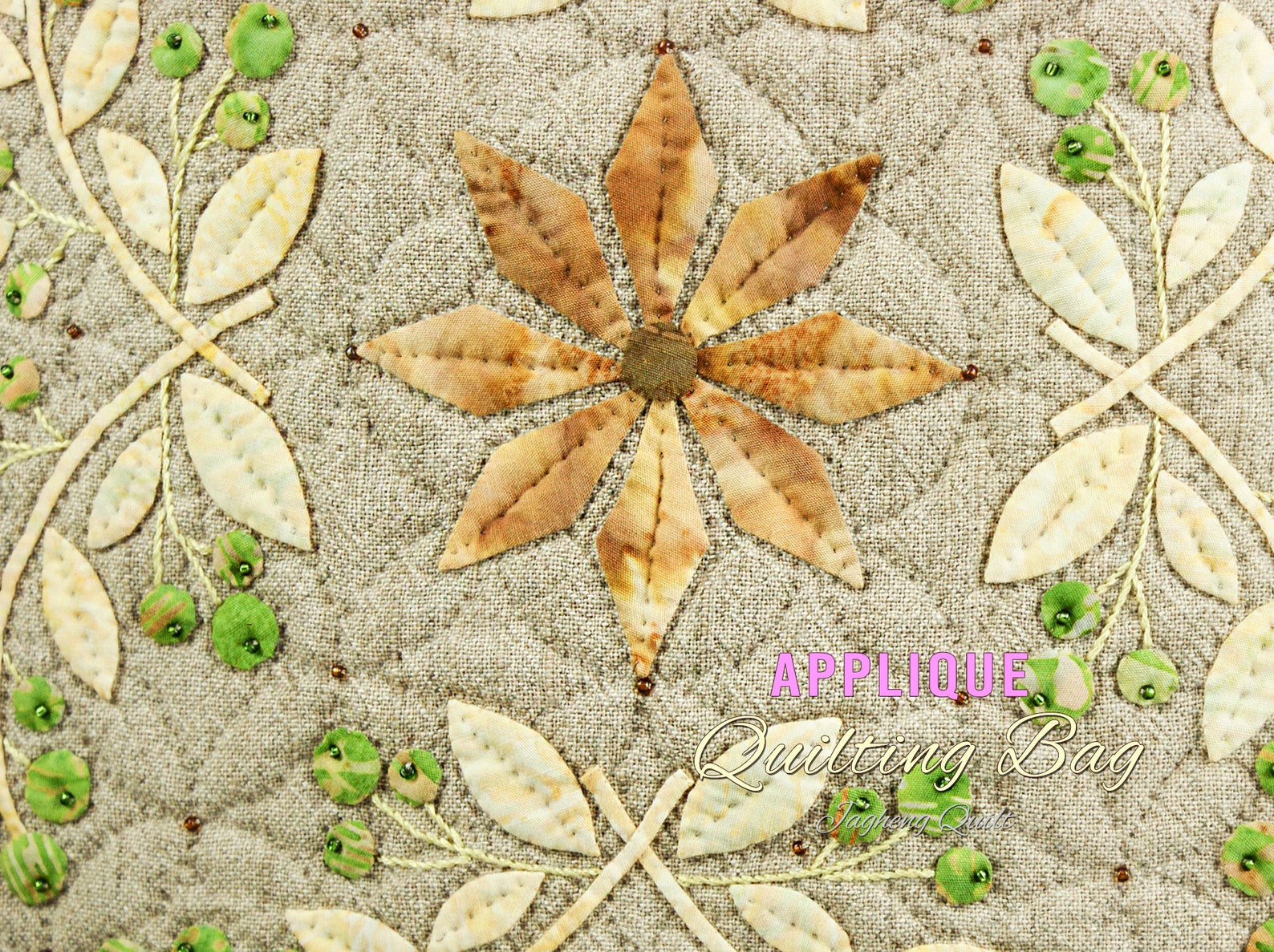 Applique Quilting Bag PDF Pattern & Tutorial - Etsy