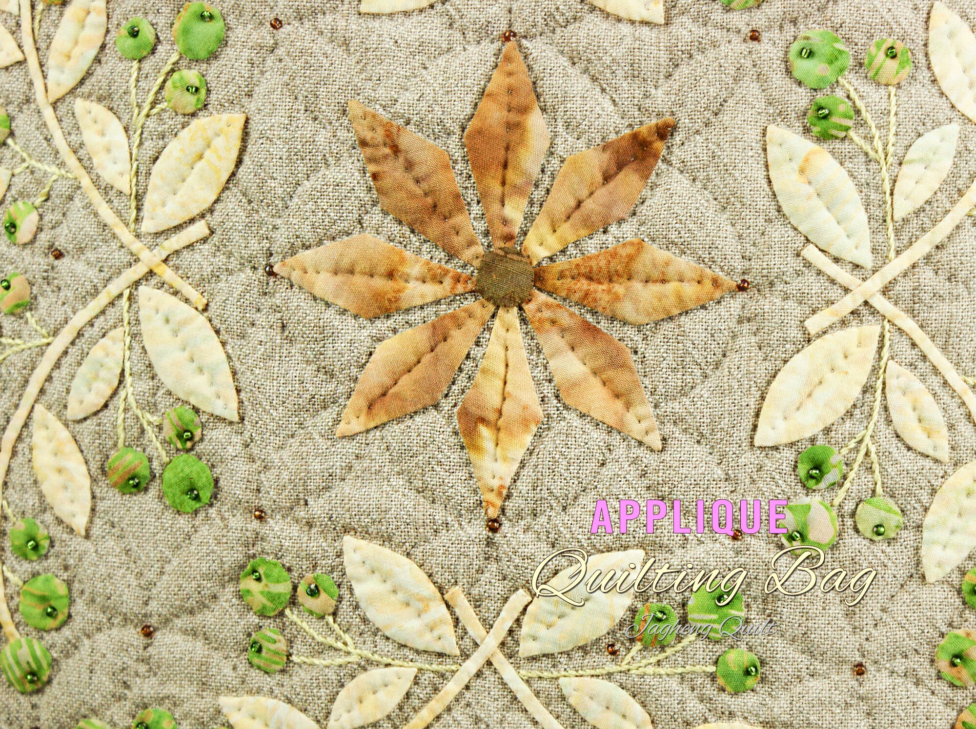 Applique Quilting Bag PDF Pattern & Tutorial - Etsy