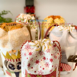 5 Character Christmas Gift Bags Patterns : PDF Pattern WITHOUT Written ...