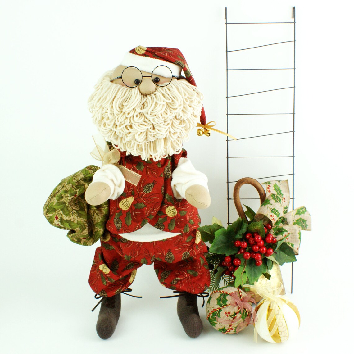 Santa Claus Doll : PDF Pattern & Color Photospdf Pattern - Etsy