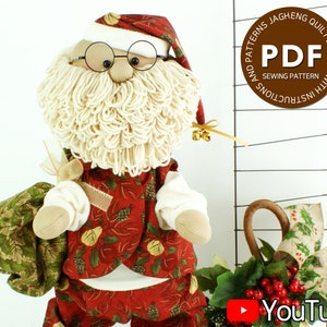 Santa Claus Doll : PDF Pattern & color photosPDF pattern | Etsy